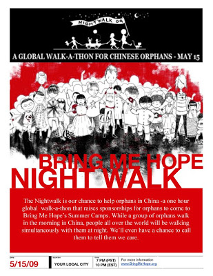 Night Walk Poster - Bring Me Hope - Orphan Mission Trips, Volunteer ...